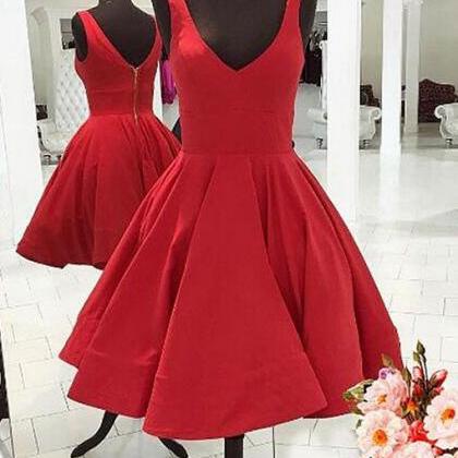 Red Short Homecoming Dress on Luulla