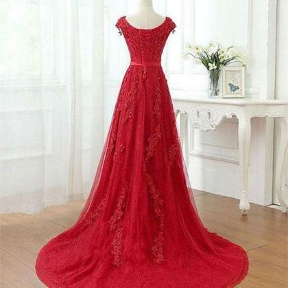 Long Red Evening Dress on Luulla
