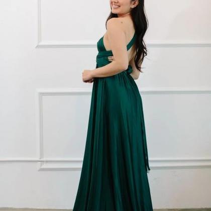 Forest Green Infinity Dress Convertible Bridesmaids Dress Maternity ...