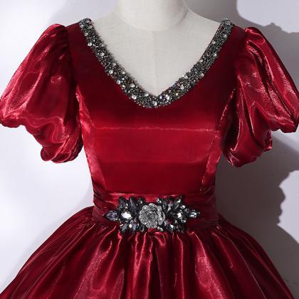 Latern Sleeves Ball Gown Dress on Luulla