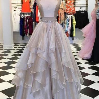 Two Pieces Organza Prom Dress on Luulla
