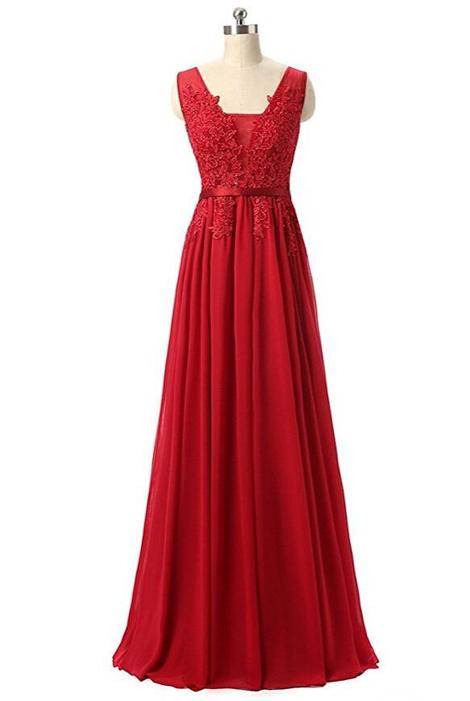 Long Red Formal Occasion Dress on Luulla