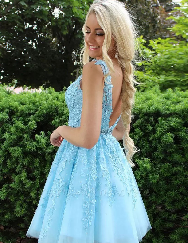 Royal Blue Short Party Dresses Homecoming on Luulla