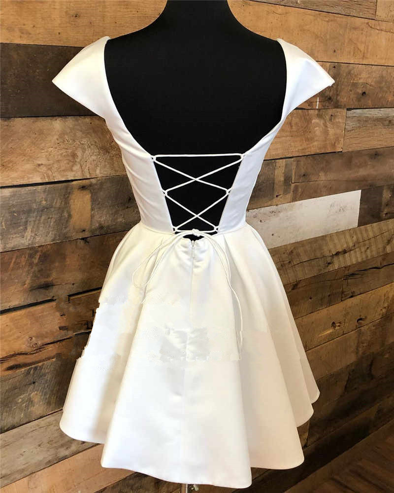 Ivory Short Homecoming Dresses Graduation Dress Short Prom Dress on Luulla