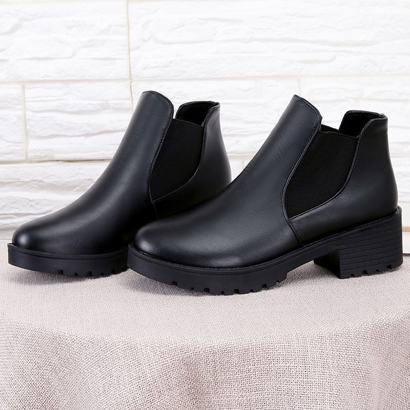 Minimalist Slip-on Chelsea Women Boots on Luulla