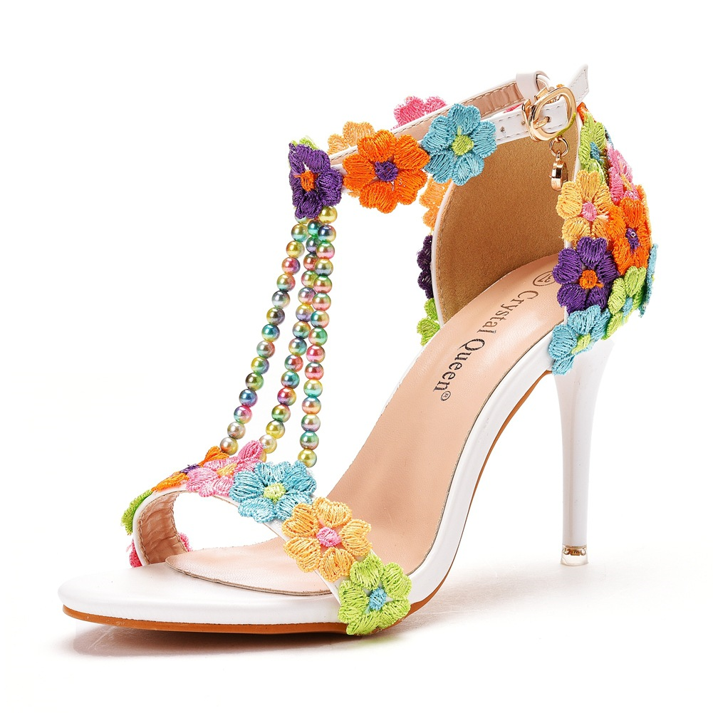 Colorful Prom Heels Sandals Shoes on Luulla