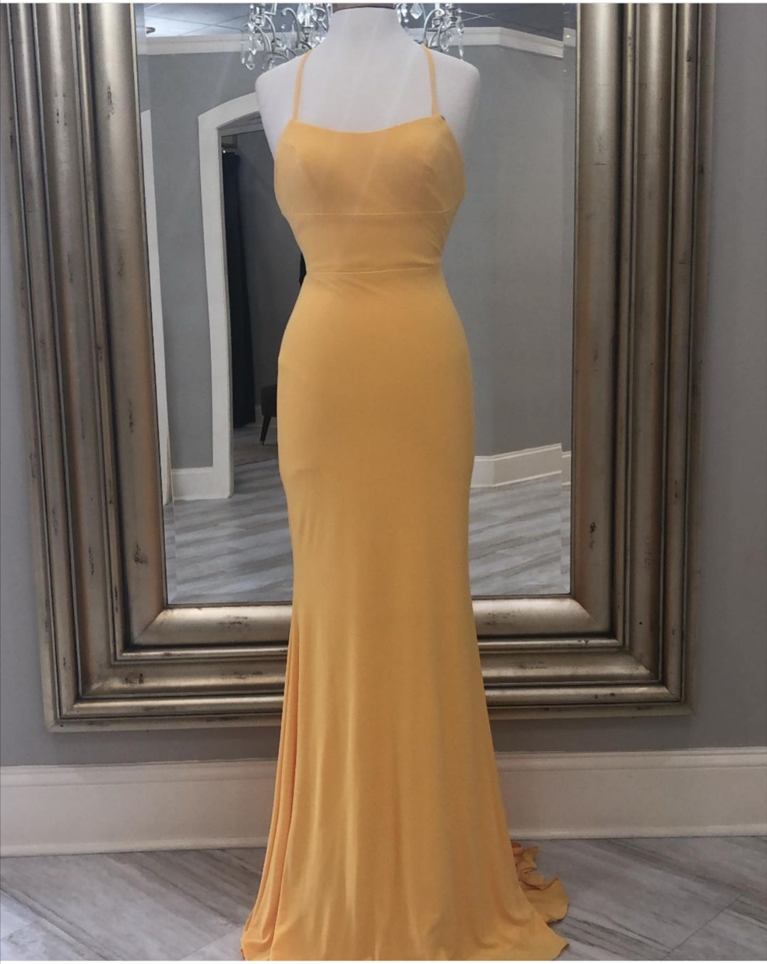 Long Simple Prom Dress on Luulla