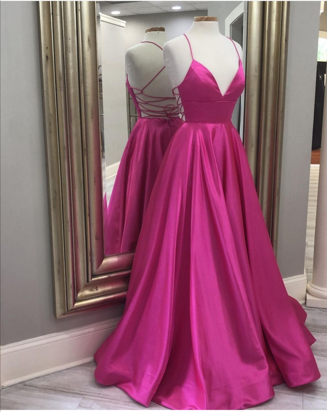 Fuchsia Prom Dress on Luulla