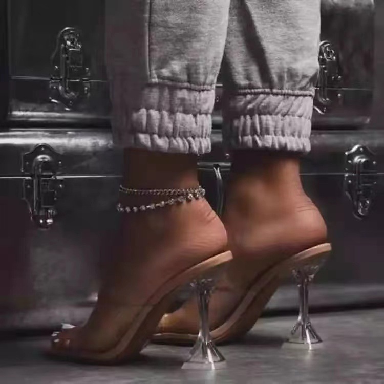 Pyramid Heel Sandals Summer Shoes Women on Luulla