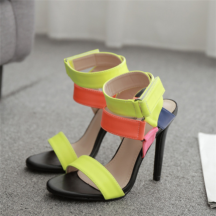 Ankle Straps Colorful Women Sandals Shoes on Luulla
