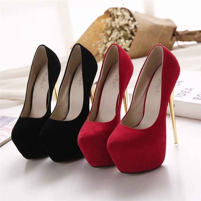 Cape Toe Suede Women Platforms Shoes on Luulla