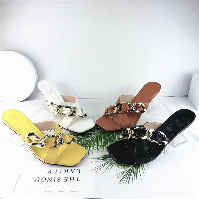 Chain Decor Sandals on Luulla