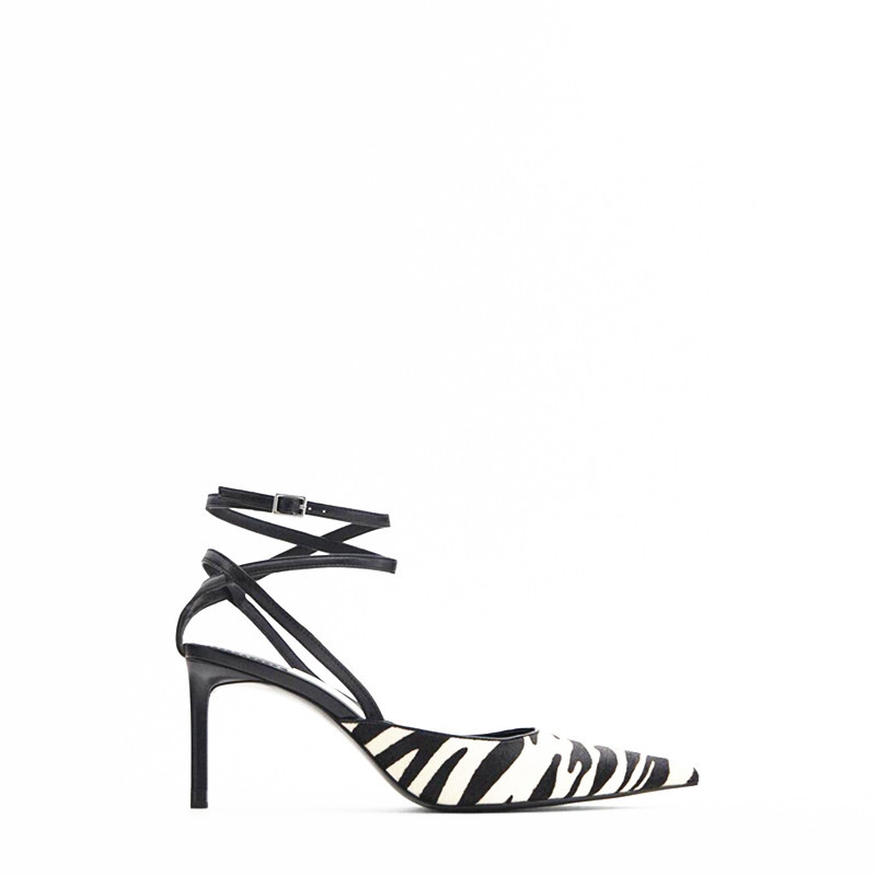 Zebra Print Point Toe Pumps Shoes on Luulla