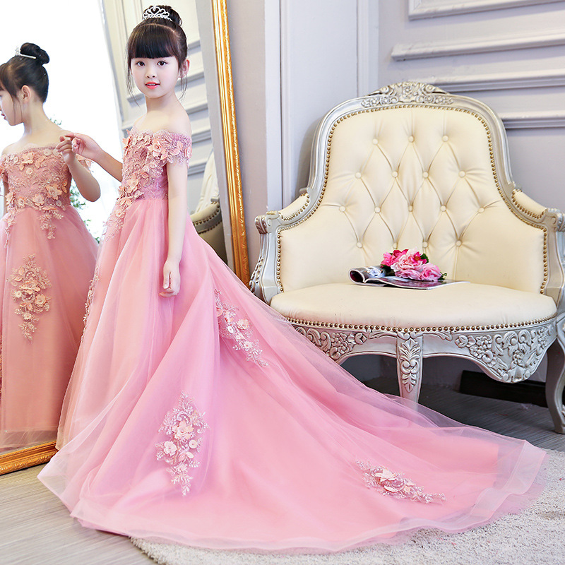 Off The Shoulder Girl Formal Dress on Luulla