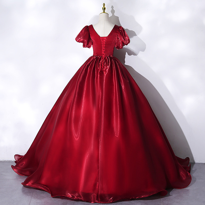 Latern Sleeves Ball Gown Dress on Luulla