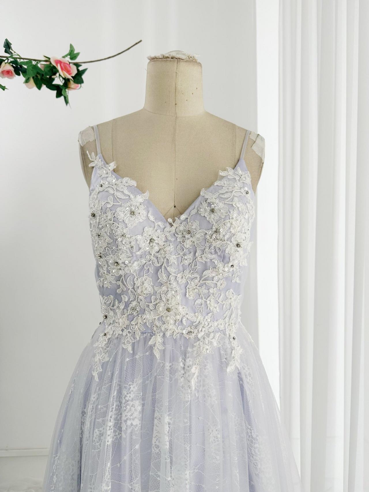 Lilac And Ivory Floor Length Pageant Dress Long Evening Gown on Luulla
