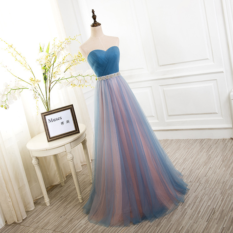Sleeveless Multi Color Floor Length Formal Dress Long Evening Gown on ...