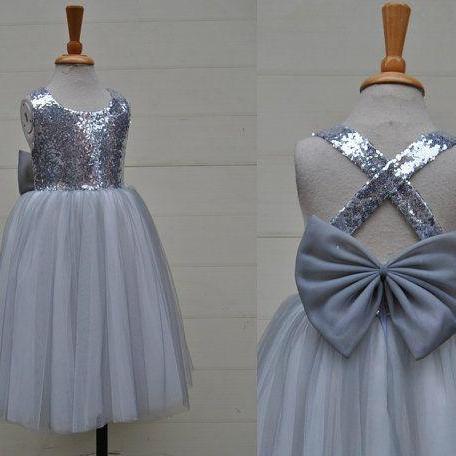 Gray Girls' Dress on Luulla