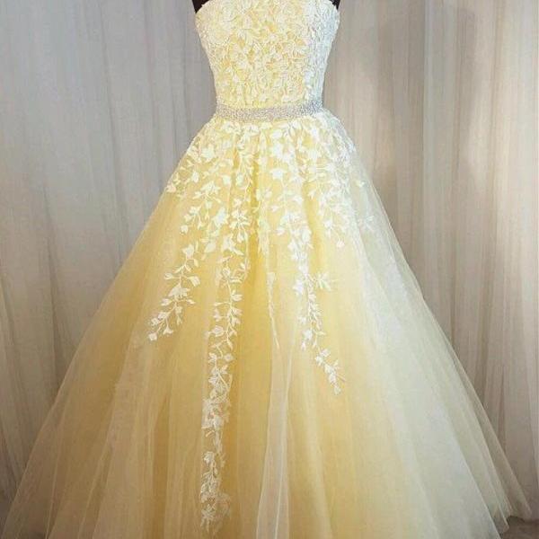 Yellow Prom Dress on Luulla