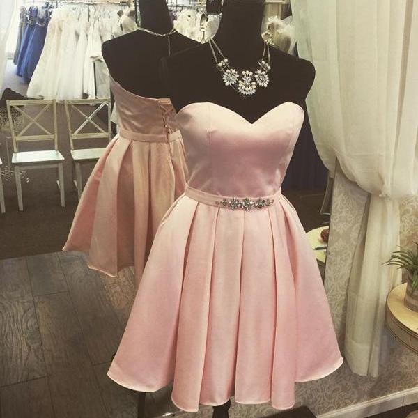 Simple Short Dress With Corset Back on Luulla