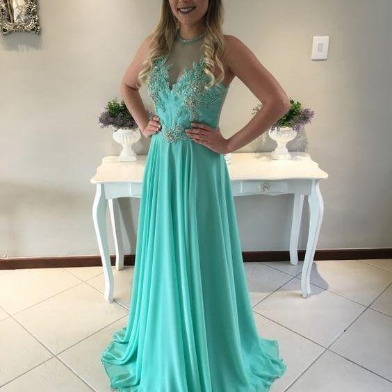 ILLUSION PROM DRESS WITH CRYSTALS on Luulla