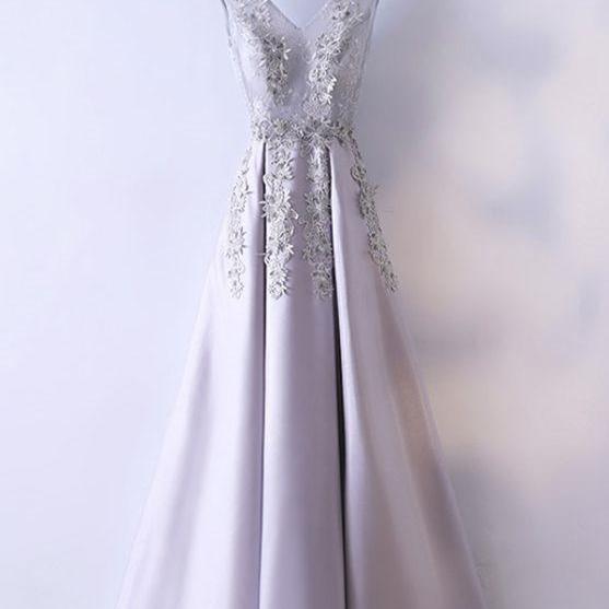 V Neck Long Dress on Luulla