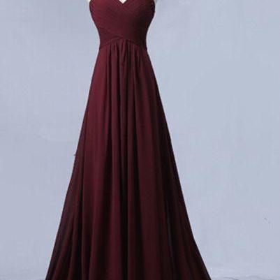 Elegant Evening Dress, Simple Prom Dress, Sleeveless Formal Occasion ...