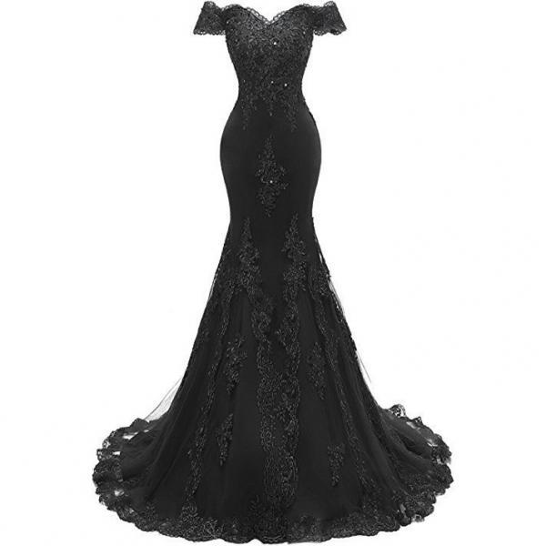 Off The Shoulder Long Evening Dresses Pageant Gown on Luulla