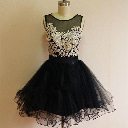Strapless Short Knee Length Mini Little Black Dress Cocktail Graduation ...