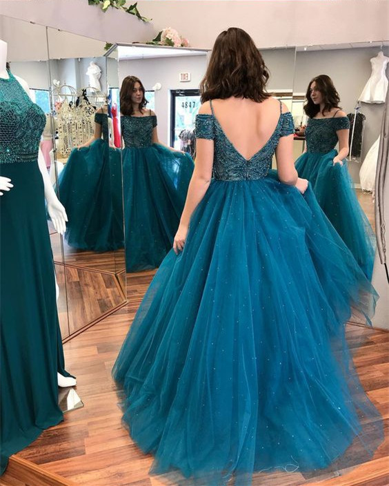 V Back Prom Dress on Luulla