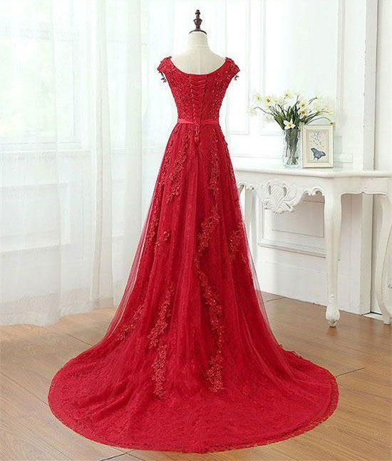 Long Red Evening Dress on Luulla