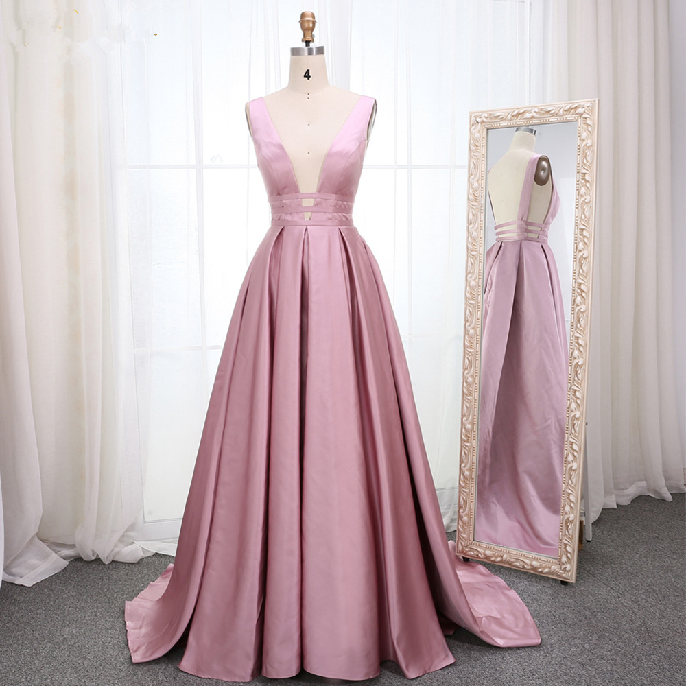 Open Back Long Prom Dress on Luulla