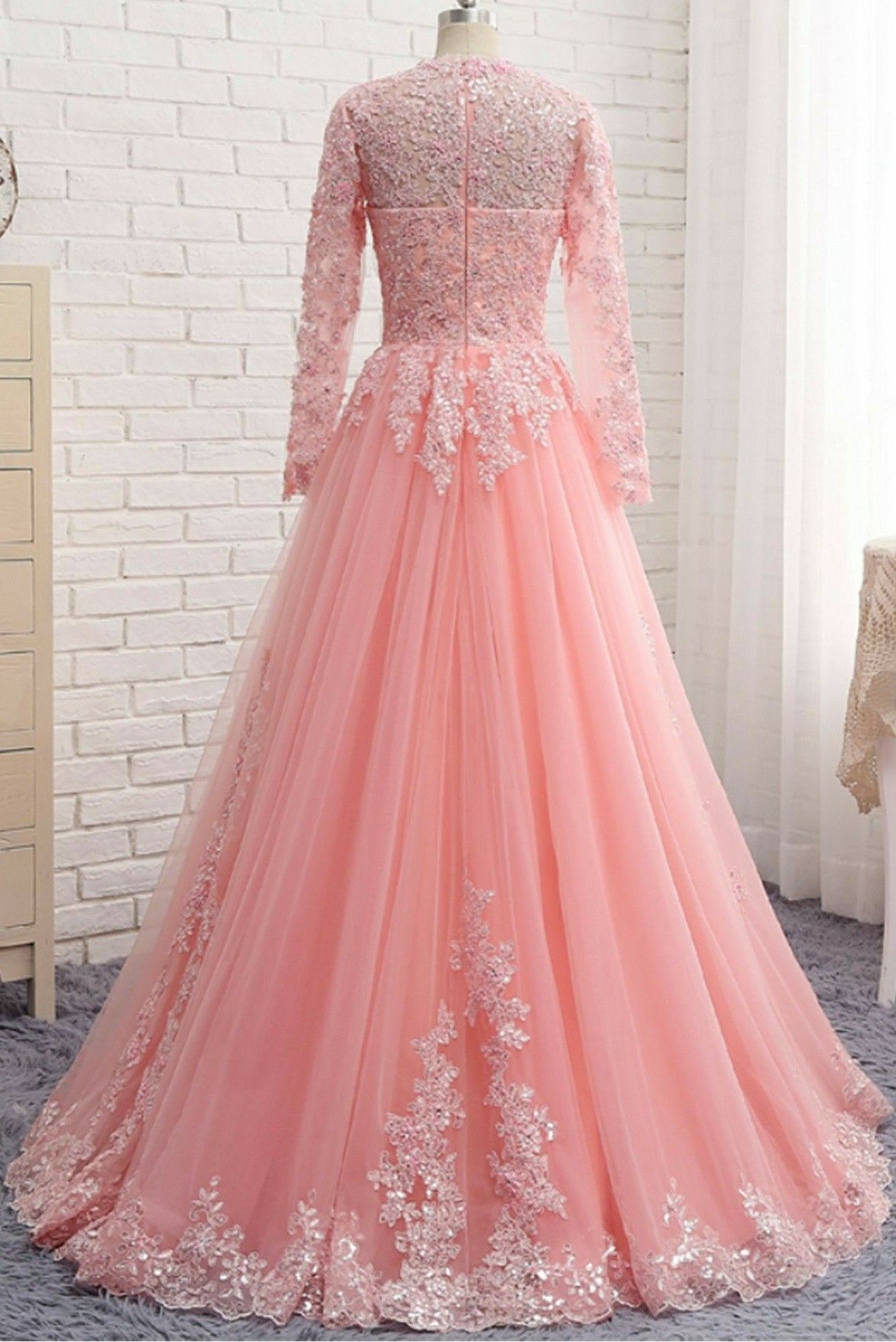 Long Sleeves Formal Occasion Dresses Party Evening Gowns on Luulla