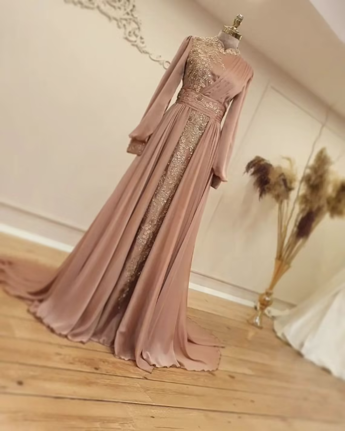 Modest Formal Occasion Dresses Long Sleeves Islamic Evening Gowns on Luulla