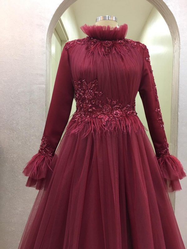 High Neck Modest Muslim Formal Dresses Long Evening Gowns Custom on Luulla