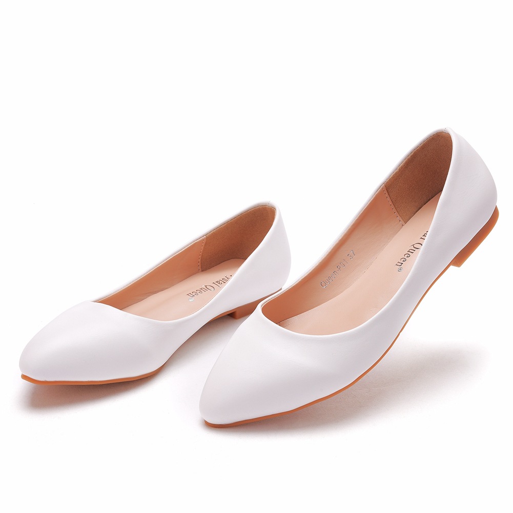 White Women Flats Shoes on Luulla