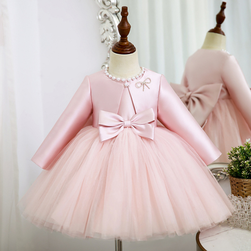 Dow Decor Girl Formal Dress With Long Sleeves Jacket on Luulla