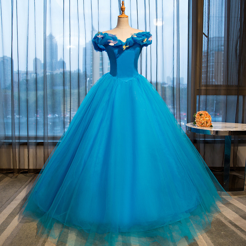 Blue Cinderella Ball Gown Dress on Luulla