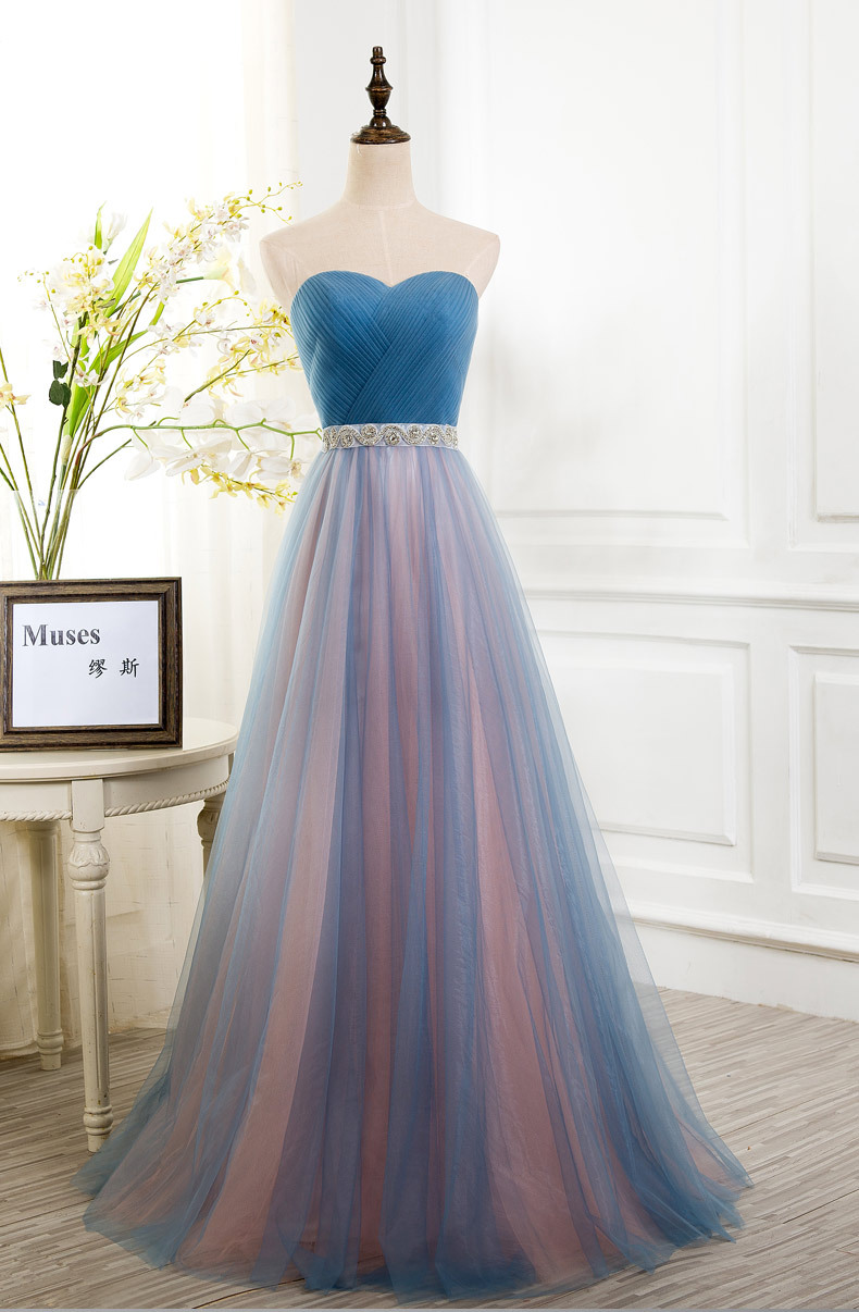 Sleeveless Multi Color Floor Length Formal Dress Long Evening Gown on ...