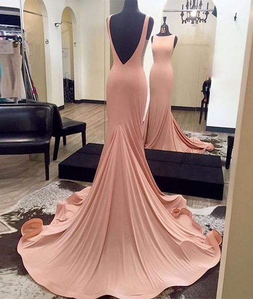 Charming Low Back Fit To Flare Occasion Prom Dress on Luulla